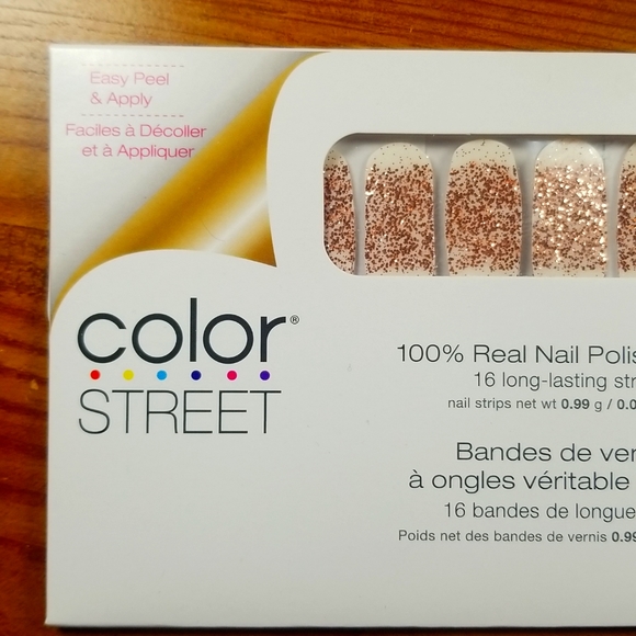 Color Street | Makeup | Color Street Coming Up Rose Gold Nail Strips ...